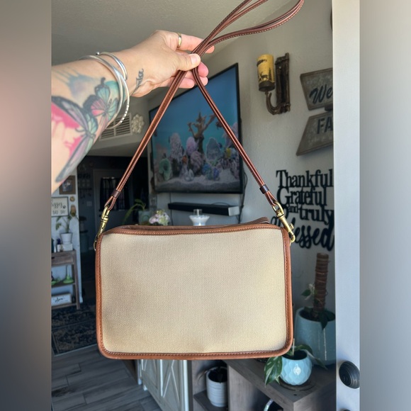 Coach | Bags | Vintage Coach Twill Basic Bag | Poshmark